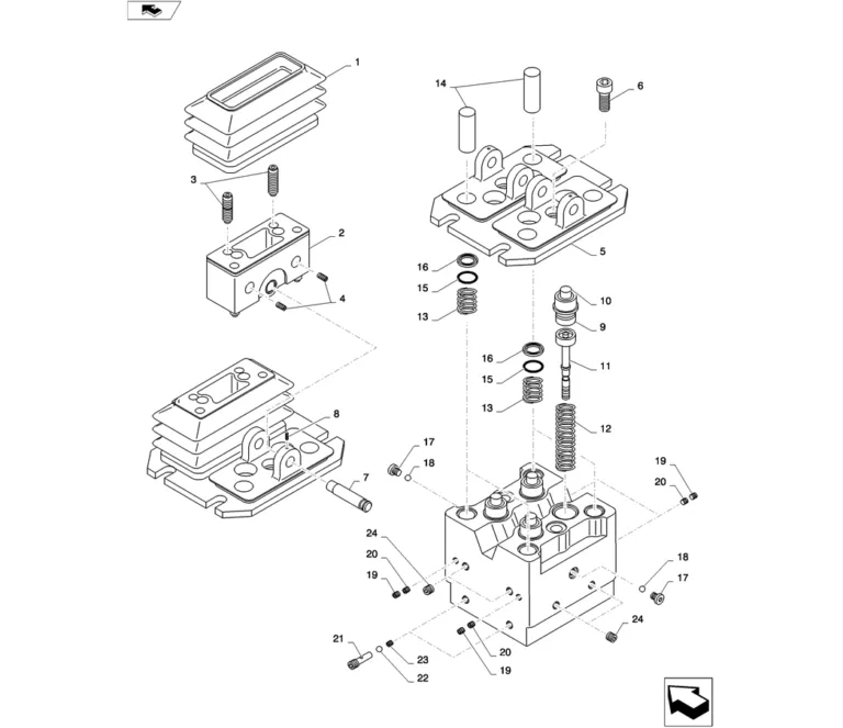01-038(02) CONTROL LINES, PROPEL-2 SK130-8 SK140LC Excavator Parts ...