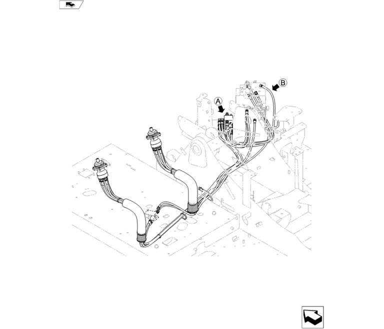 01-041(01) CONTROL LINES, BLOCK-2 SK130-8 SK140LC Excavator Parts ...