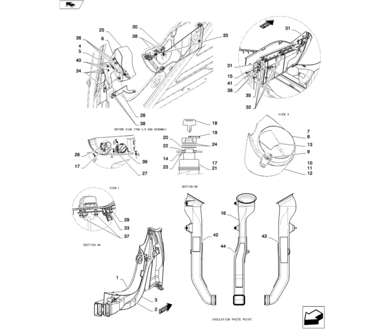 01-046(02) PANEL ASSEMBLY, INSTRUMENT (NIBBLER & BREAKER)-2 SK130-8 ...