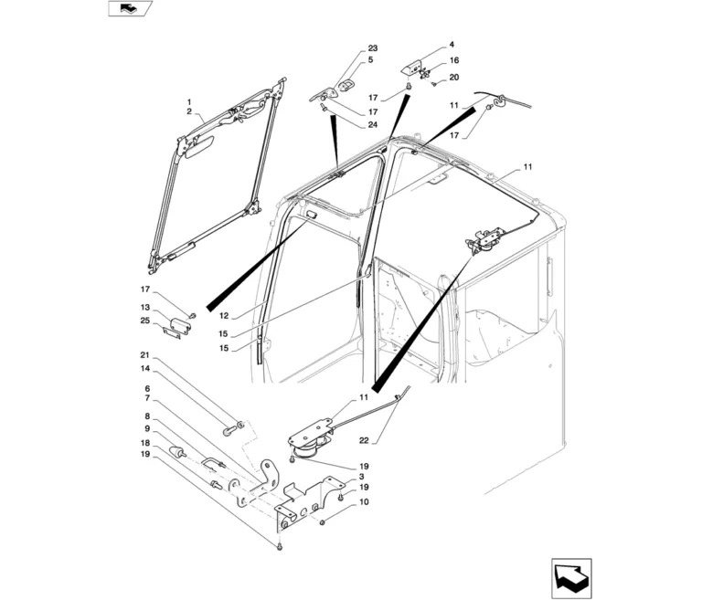 01-062(09) CAB INSTALLATION-2 SK130-8 SK140LC Excavator Parts Number ...