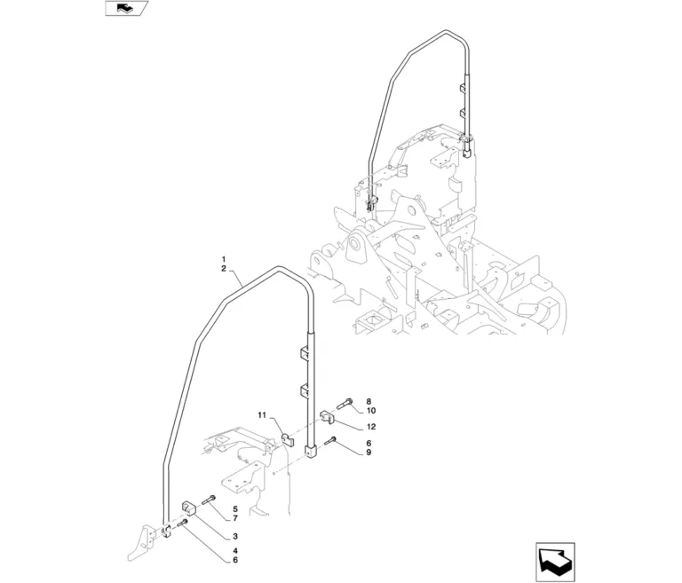 01-069(02) GUARD INSTALLATION-2 SK130-8 SK140LC Excavator Parts Number ...
