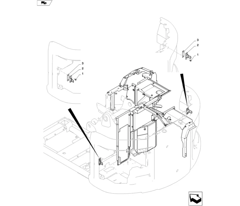 01-069(05) GUARD INSTALLATION-2 SK130-8 SK140LC Excavator Parts Number ...