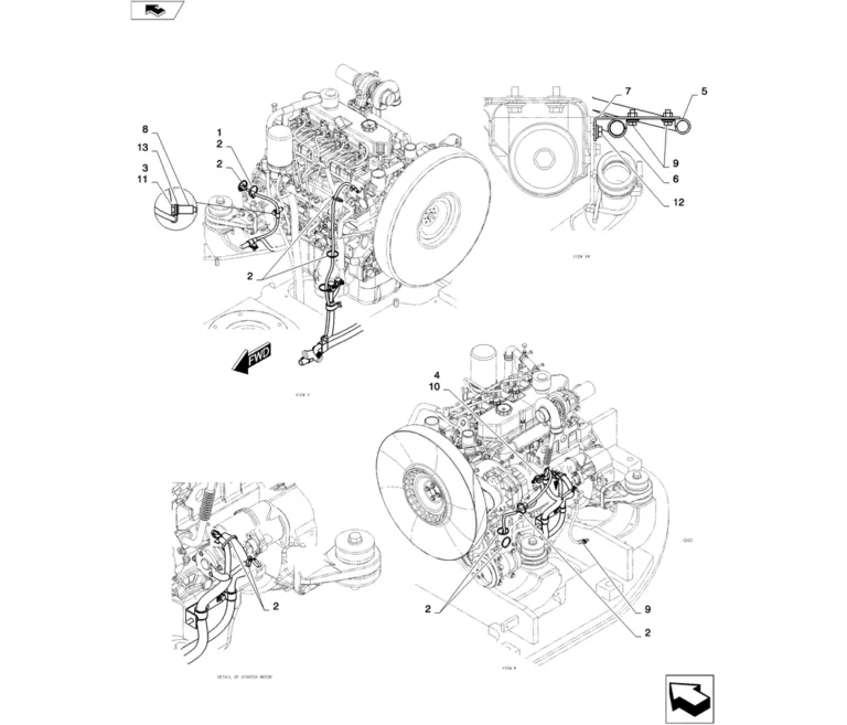 01-083(04) HARNESS ASSEMBLY, UPPER-2 SK130-8 SK140LC Excavator Parts ...