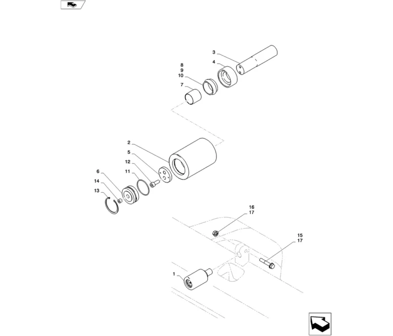 02-008(00) UPPER ROLLER ASSEMBLY-2 SK130-8 SK140LC Excavator Parts ...