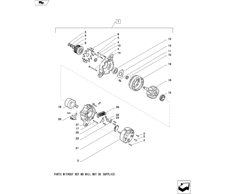 08-035(00) ENGINE CONTROL (STOP)-2 SK130-8 SK140LC Excavator Parts ...