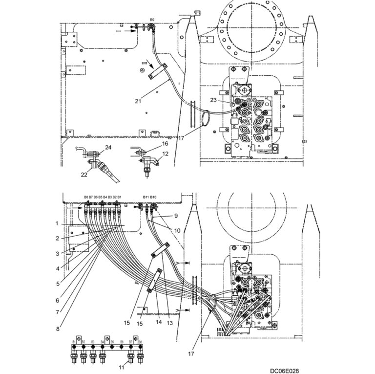 5.010(00) CONTROL LINES, BLOCK (NIBBLER & BREAKER) LC64H00153F1-SK350-8 ...
