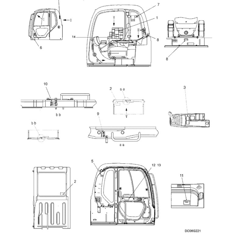 7.021(00) NAME PLATE INSTALLATION, (PATTERN CHANGE) LABEL LOCATION ...