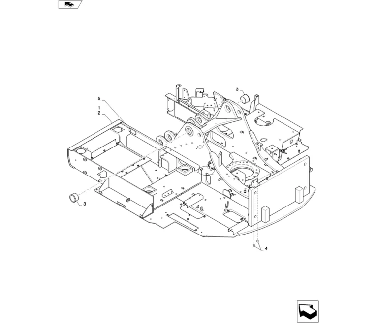 01-001(00)FRAME, UPPER-SK235SR-2 SK235SRLC-2 SK235SR Kobelco Excavator ...