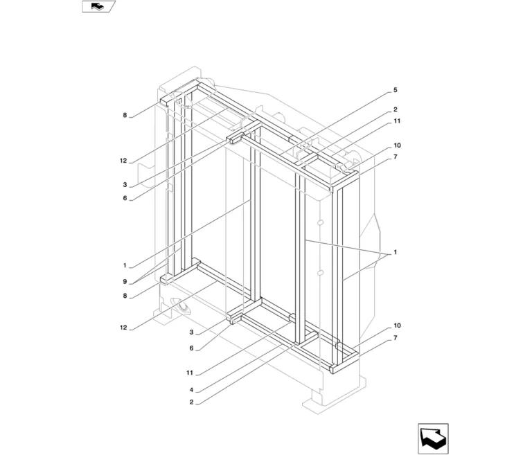 01-007(03)RADIATOR INSTALL-SK235SR-2 SK235SRLC-2 SK235SR Kobelco ...