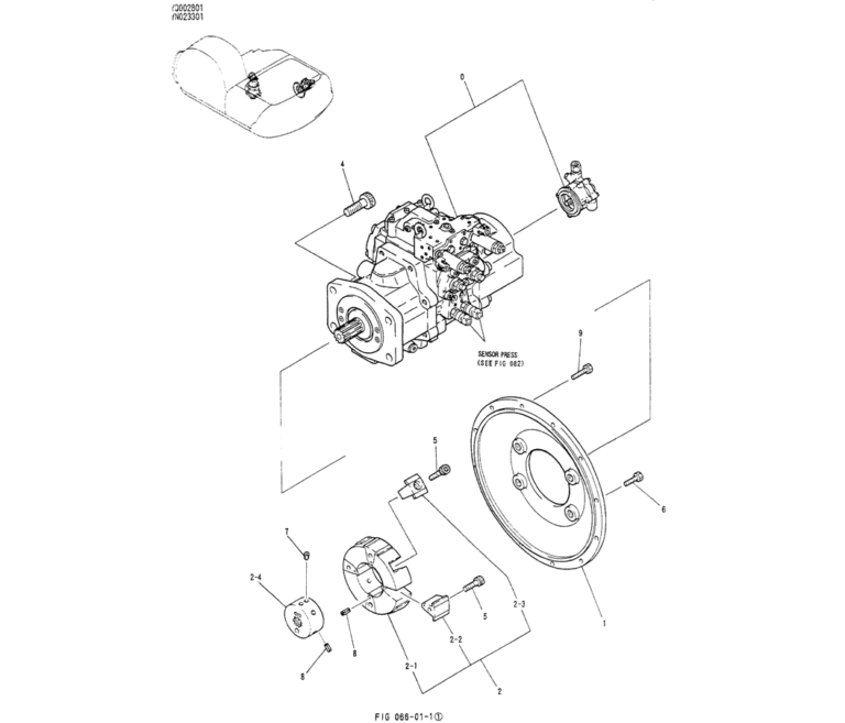01-016 POWER TAKE-OFF ASSY-Kobelco SK200-3 SK200LC-5 SK200 Excavator ...