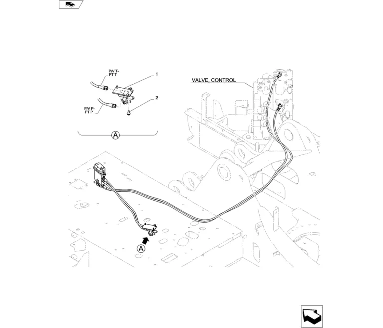 01-042(00)CONTROL LINES, BLOCK-SK235SR-2 SK235SRLC-2 SK235SR Kobelco ...