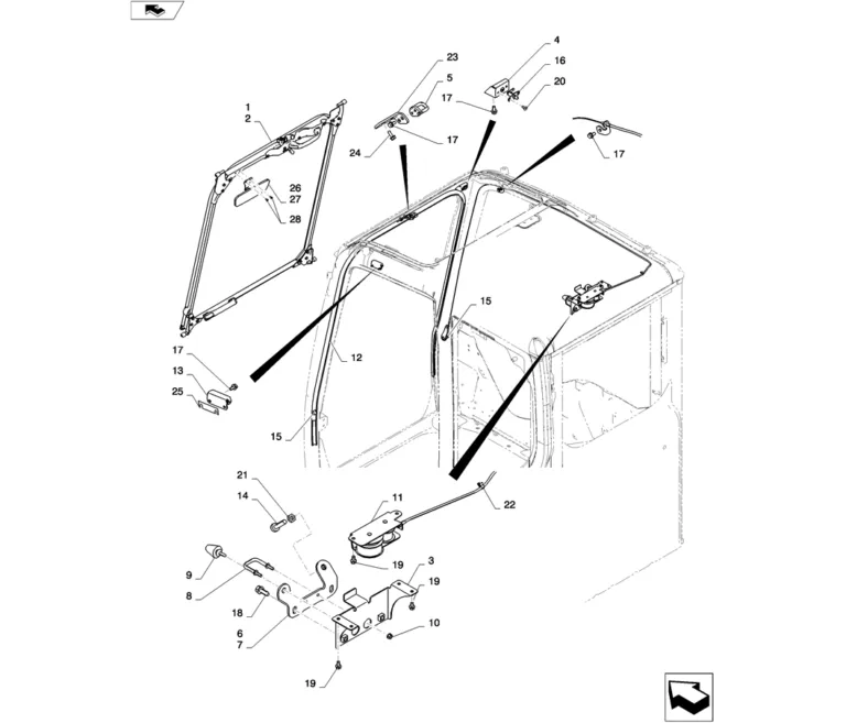 01-062(09)CAB INSTALL-SK235SR-2 SK235SRLC-2 SK235SR Kobelco Excavator ...