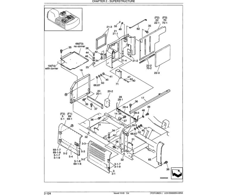 01-065(01) GUARD INSTALLATION-SK330LC-6E SK330-6E SK350LC-6E Kobelco ...