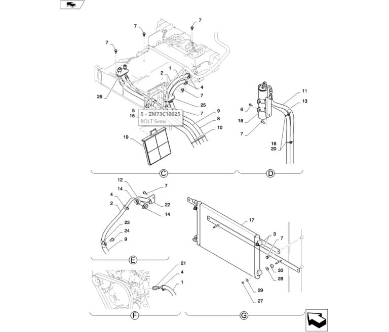 01-080(02)AIR CONDITIONING-SK235SR-2 SK235SRLC-2 SK235SR Kobelco ...