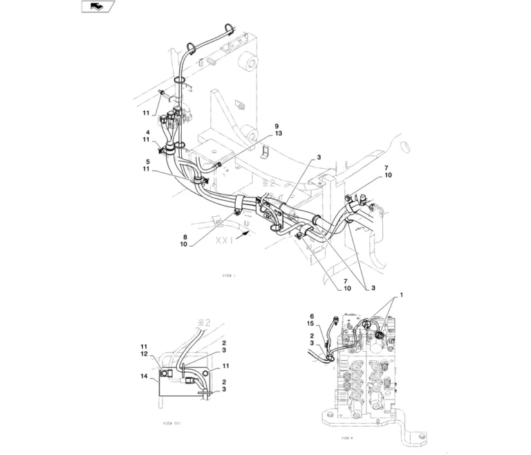 01-083(03)HARNESS ASSY, UPPER-SK235SR-2 SK235SRLC-2 SK235SR Kobelco ...