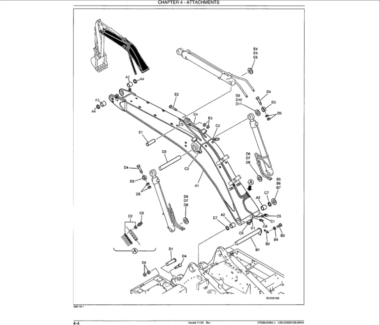 03-002 BOOM ASSEMBLY - 7.0 M (23 FT) HEAVY DUTY-Kobelco SK480LC-6E ...