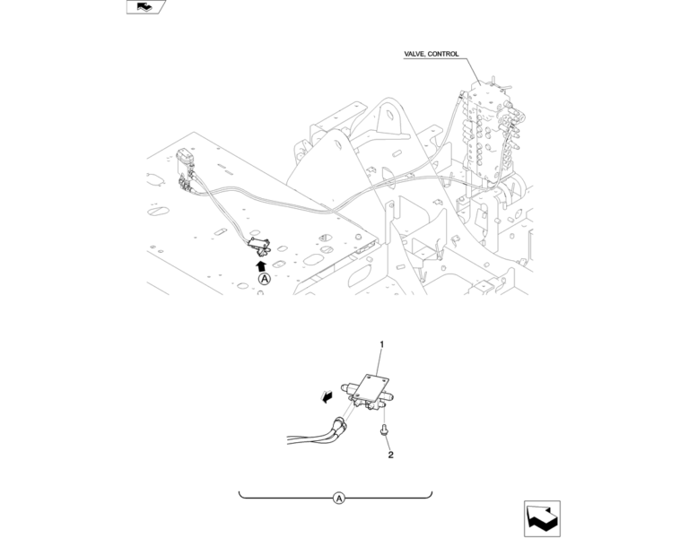 01-042(00) CONTROL LINES, BLOCK (1 OPTION)-Kobelco SK80MSR SK80CS-2 ...