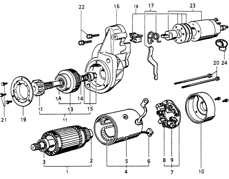 08-016 ELECTRICAL PARTS ISUZU 4JB1 ENGINE - Genuine KOBELCO Excavator ...