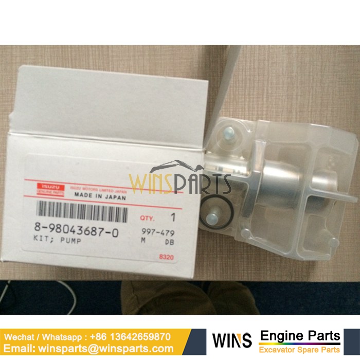 ISUZU PARTS - Genuine KOBELCO Excavator Engine Spare Parts