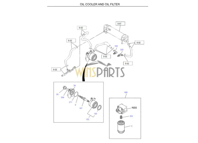 ISUZU 4LE2 ENGINE PARTS KOBELCO SK75-8 SK70SR-2