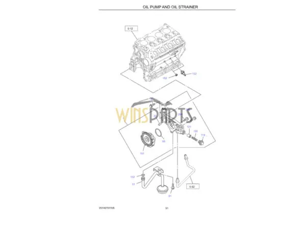 ISUZU 4LE2 ENGINE PARTS KOBELCO SK75-8 SK70SR-2